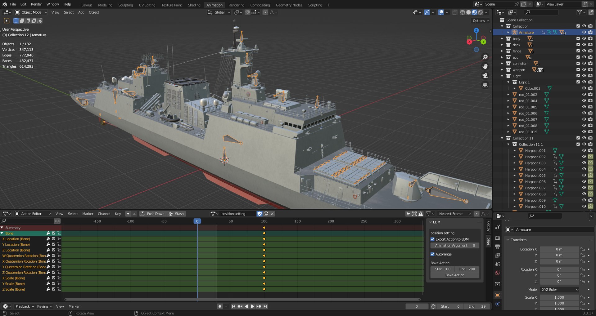 Destroyer Daejoyeong 3D Model - TurboSquid 2212233