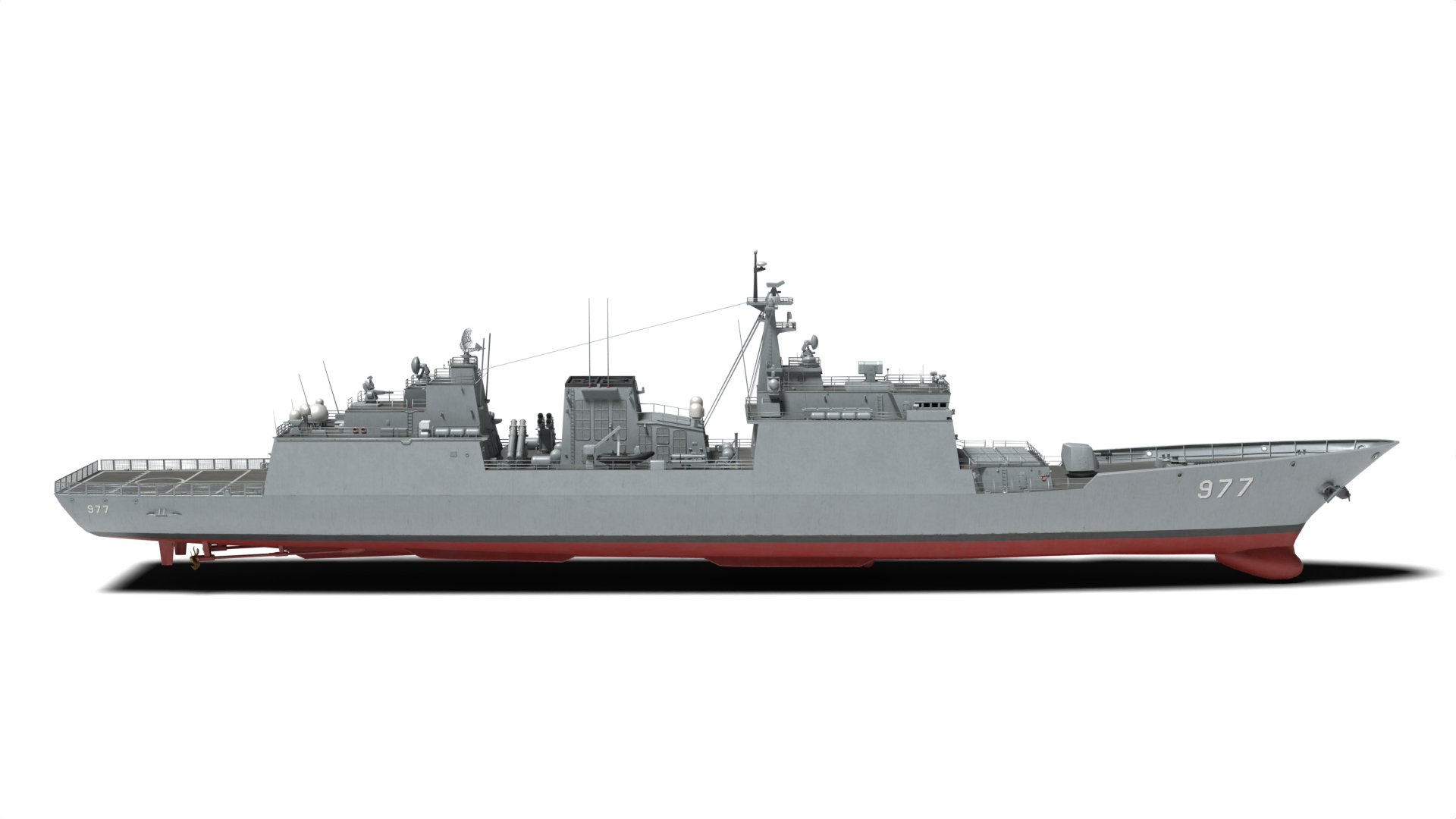 Destroyer Daejoyeong 3D Model - TurboSquid 2212233