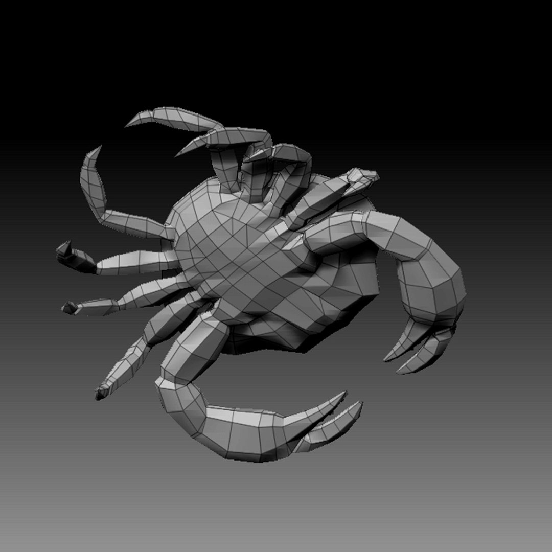 3D crab model - TurboSquid 1225604