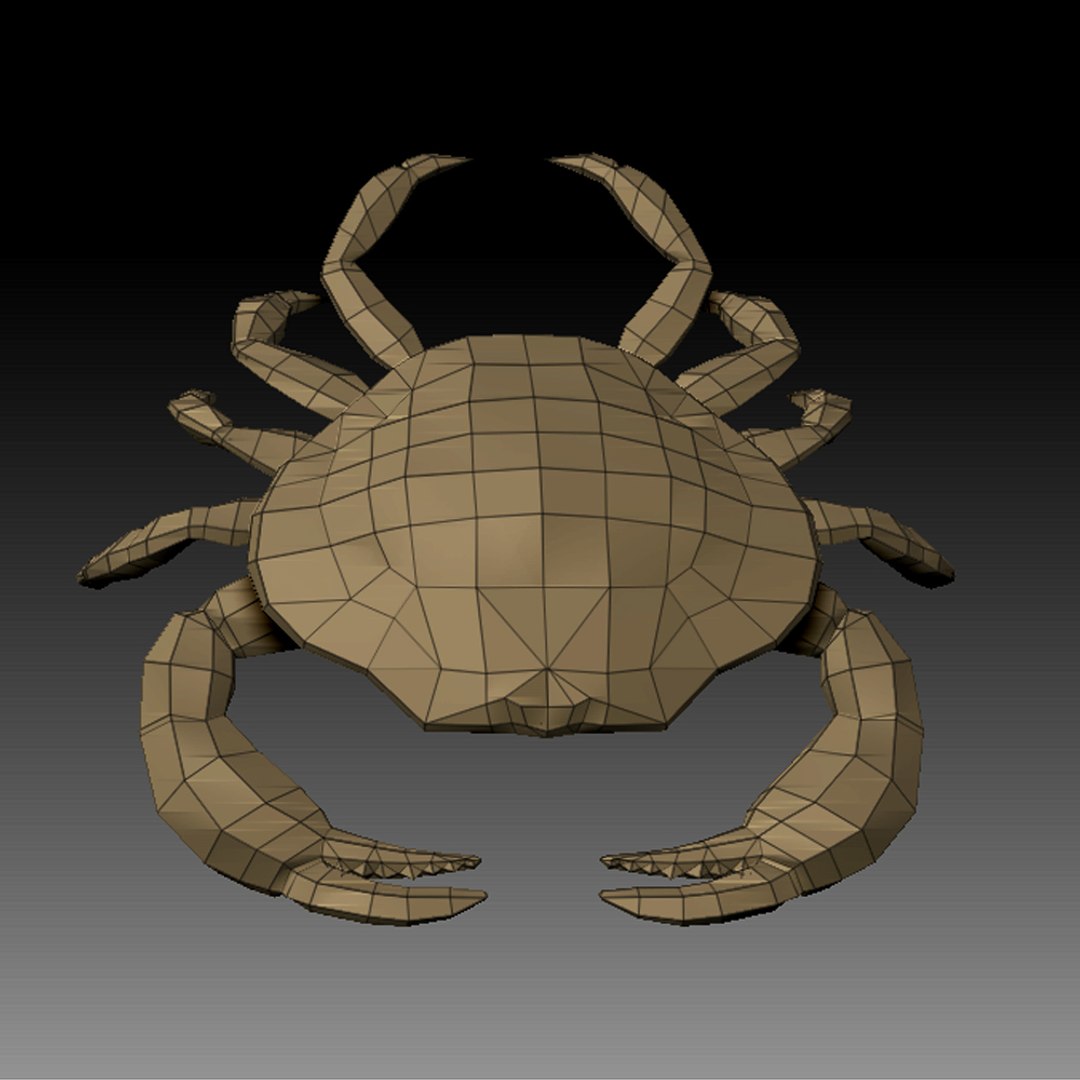 3D crab model - TurboSquid 1225604