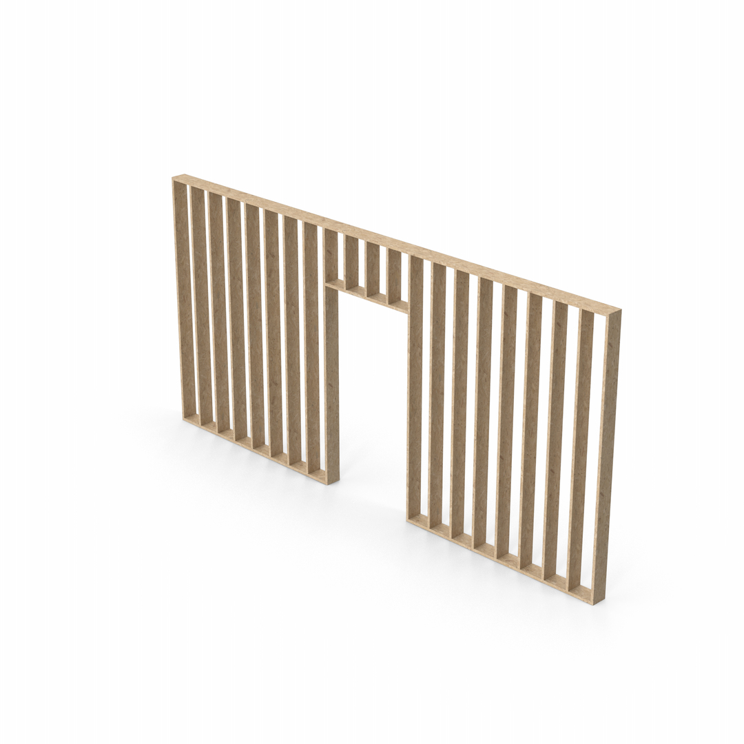 modèle 3D de Cadre de façade de porte en contreplaqué - TurboSquid 2488261