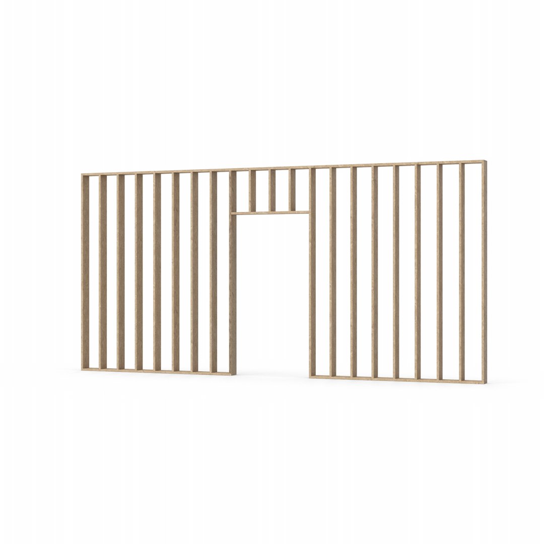 Plywood Door Facade Frame 3D Model - TurboSquid 2488261