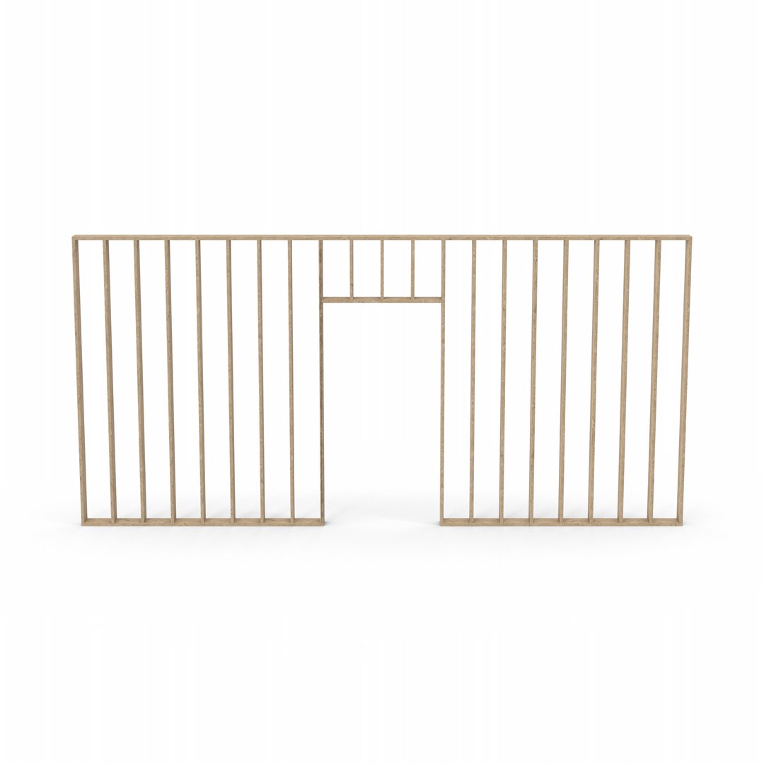 Plywood Door Facade Frame 3D Model - TurboSquid 2488261