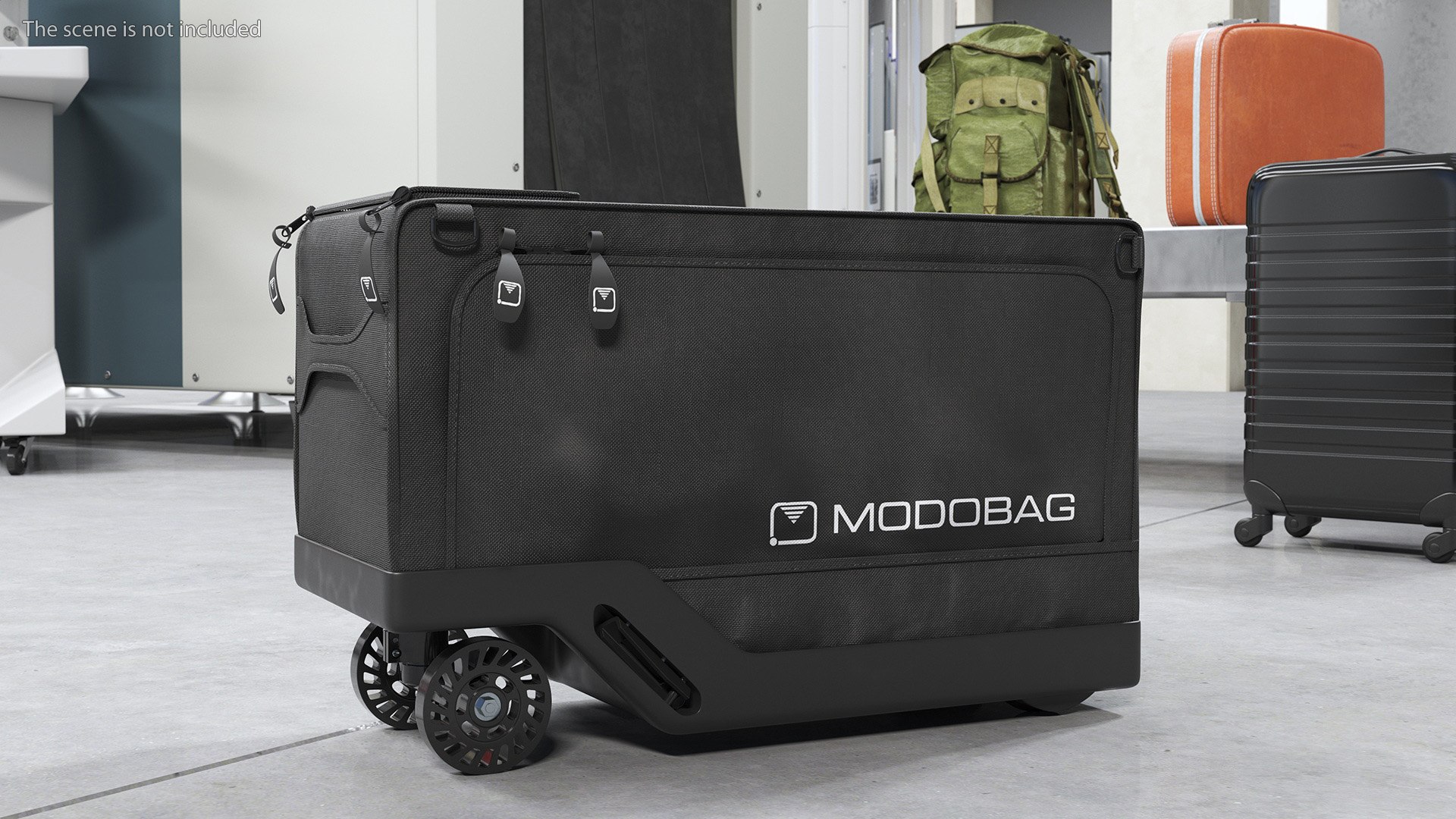 3D Model Motorized Suitcase Modobag Rigged - TurboSquid 2197113