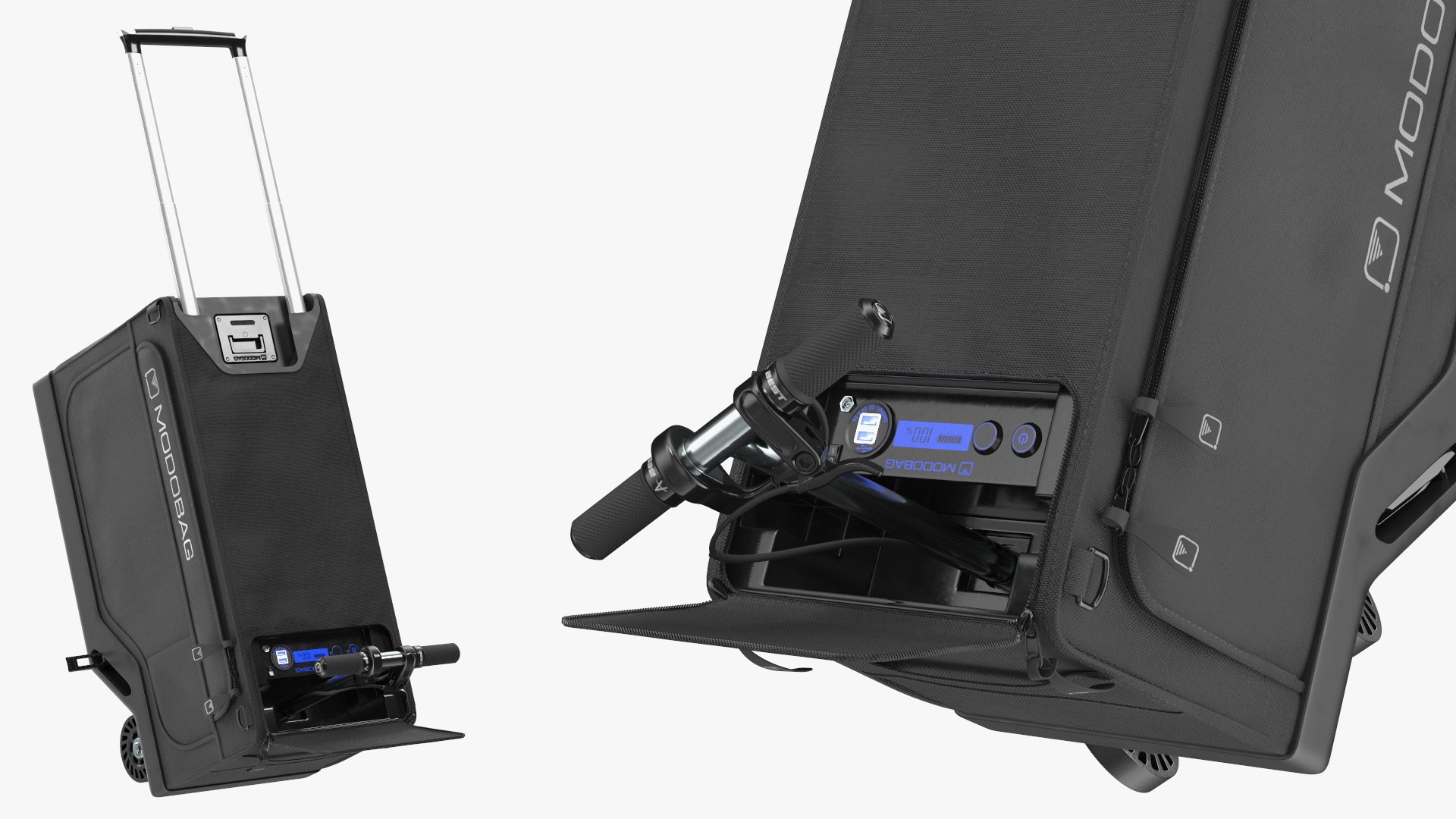 3D Model Motorized Suitcase Modobag Rigged - TurboSquid 2197113