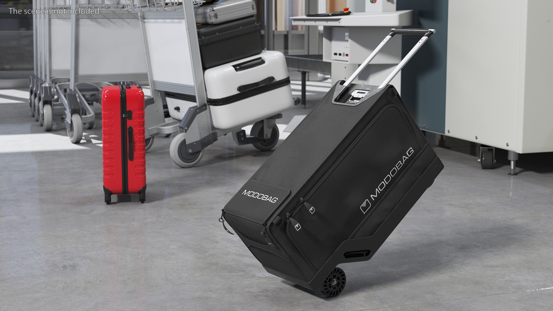 3D Model Motorized Suitcase Modobag Rigged - TurboSquid 2197113