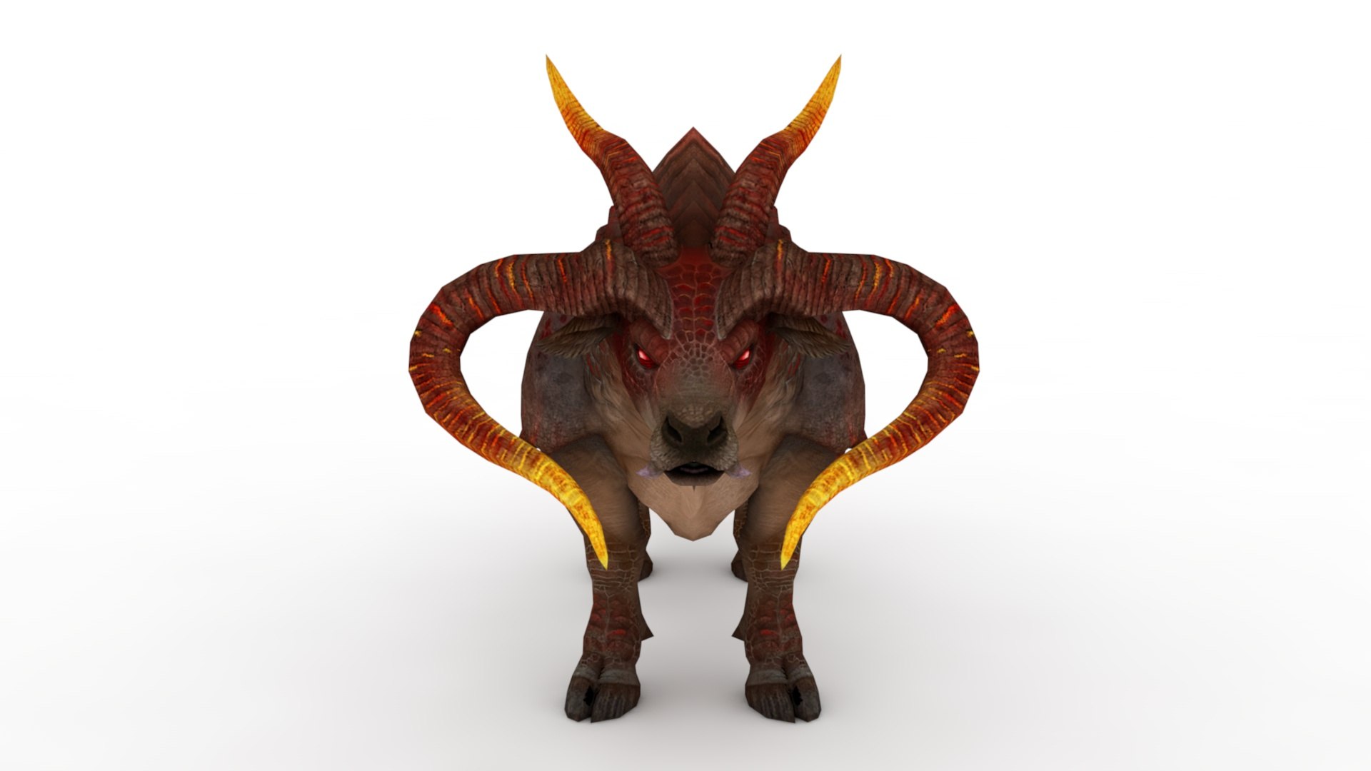 Wild Bull Model - TurboSquid 2040746