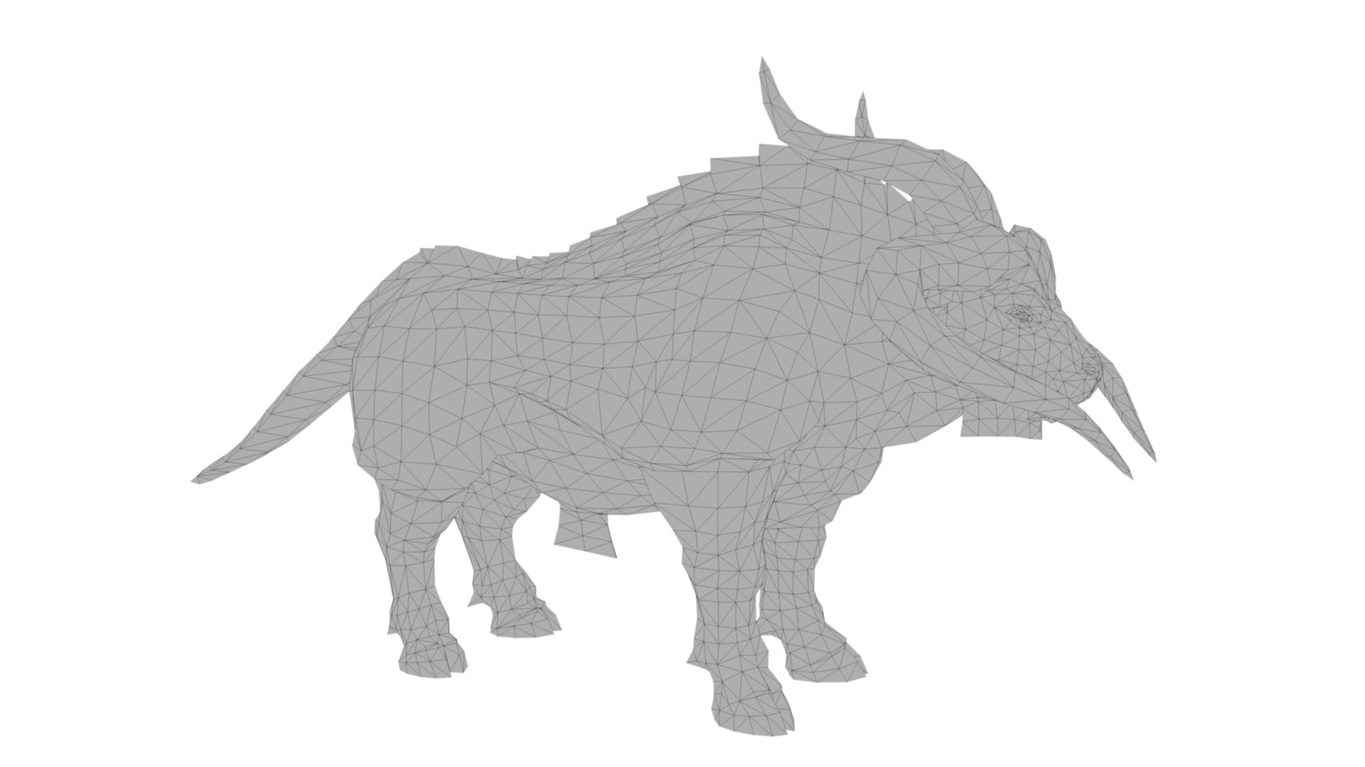 Wild Bull Model - TurboSquid 2040746