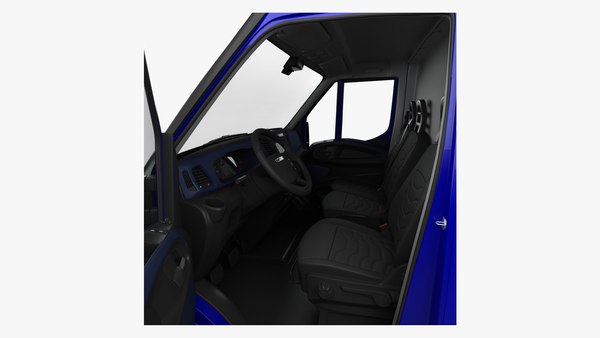 3D Iveco Daily Panel Van with HQ interior 2014 - TurboSquid 2048250
