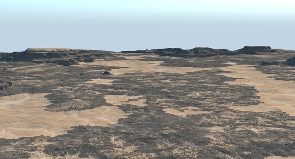 desert realistic 3d max