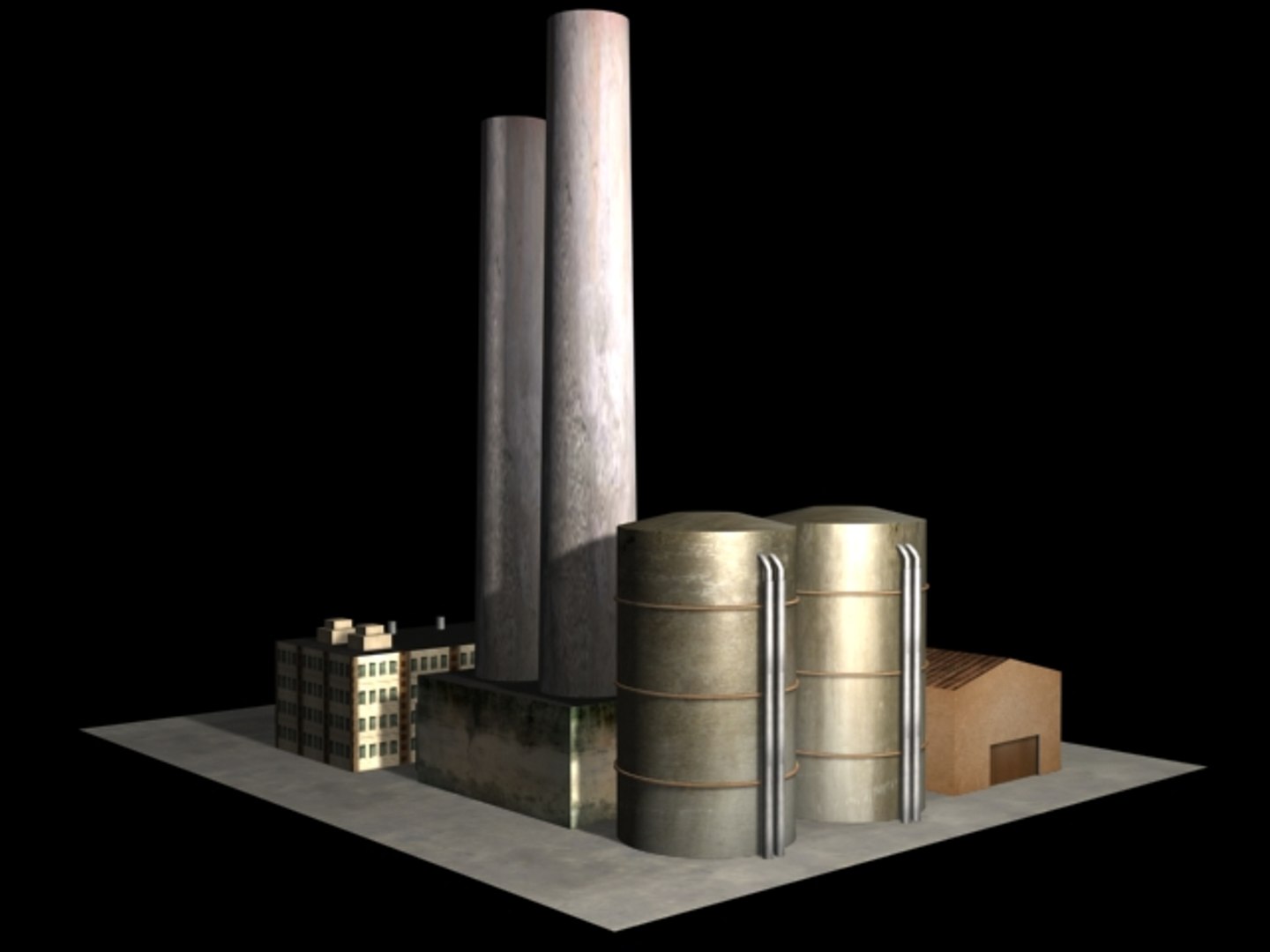 Simple Factory 3d Max