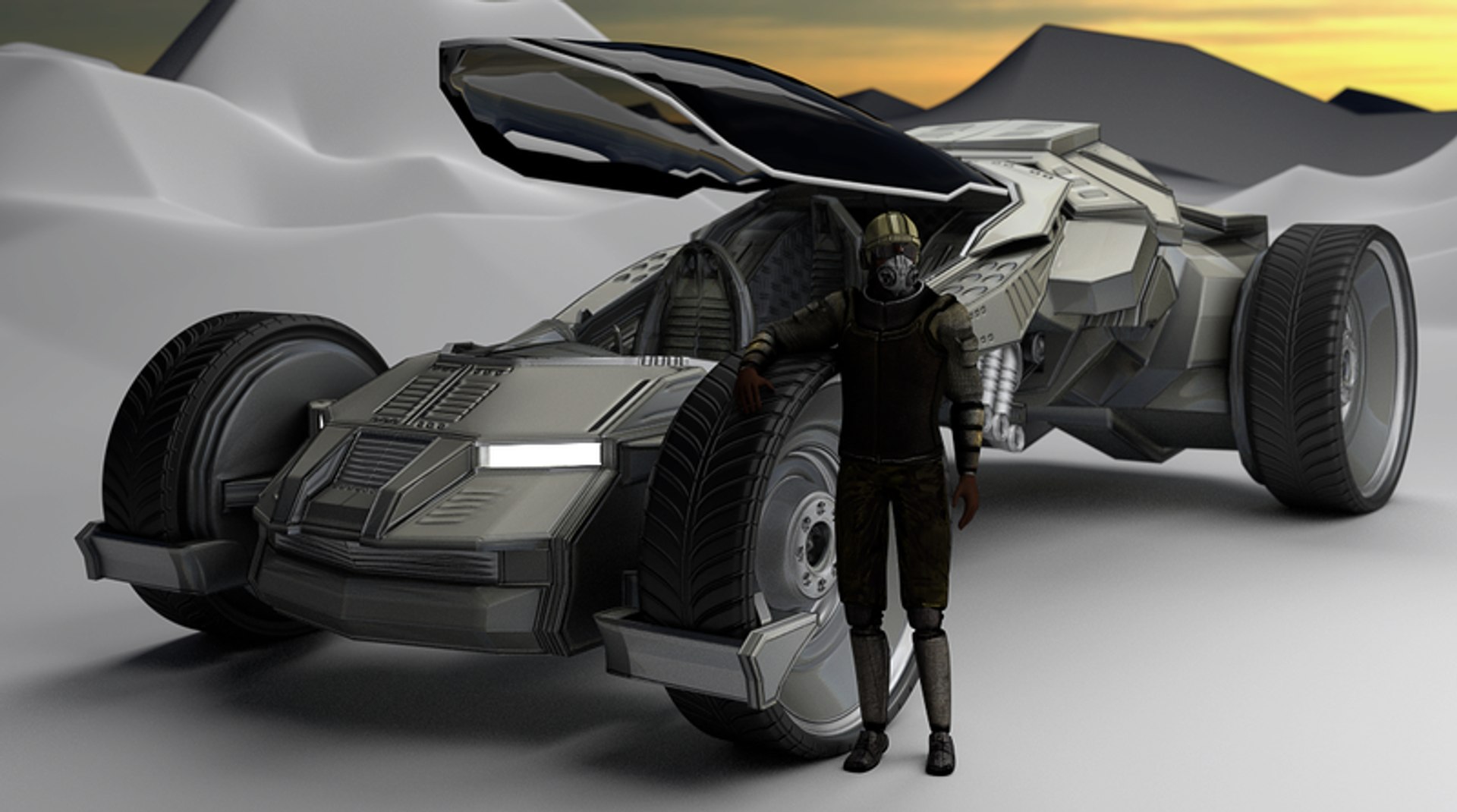 3D Future Car model - TurboSquid 1950894