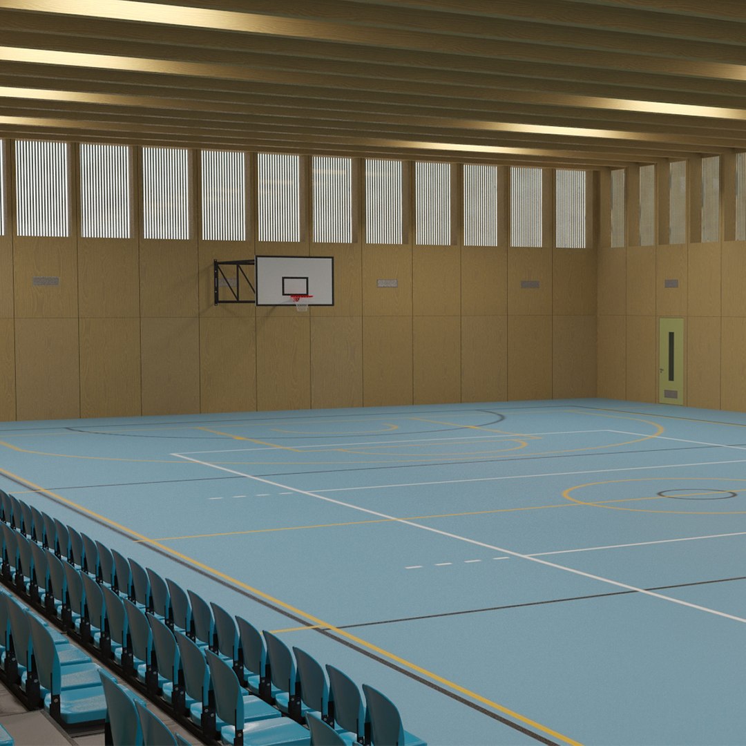 3D Model Sport Hall - TurboSquid 2303426