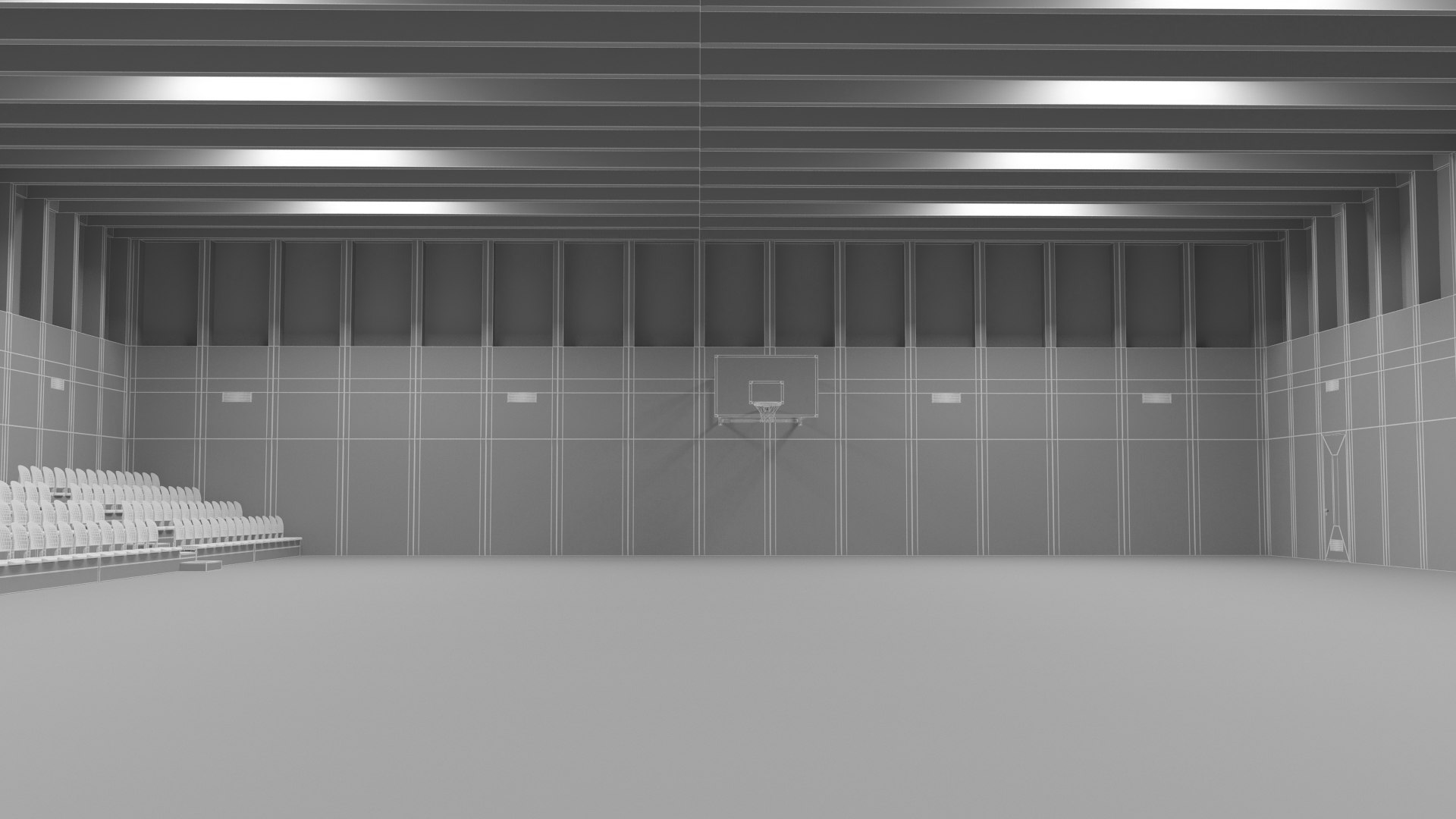 3D Model Sport Hall - TurboSquid 2303426