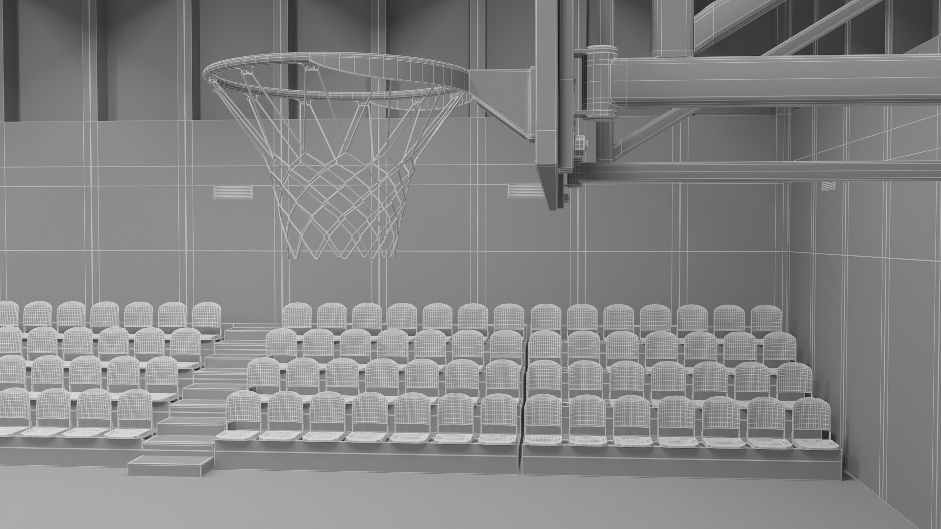 3D Model Sport Hall - TurboSquid 2303426