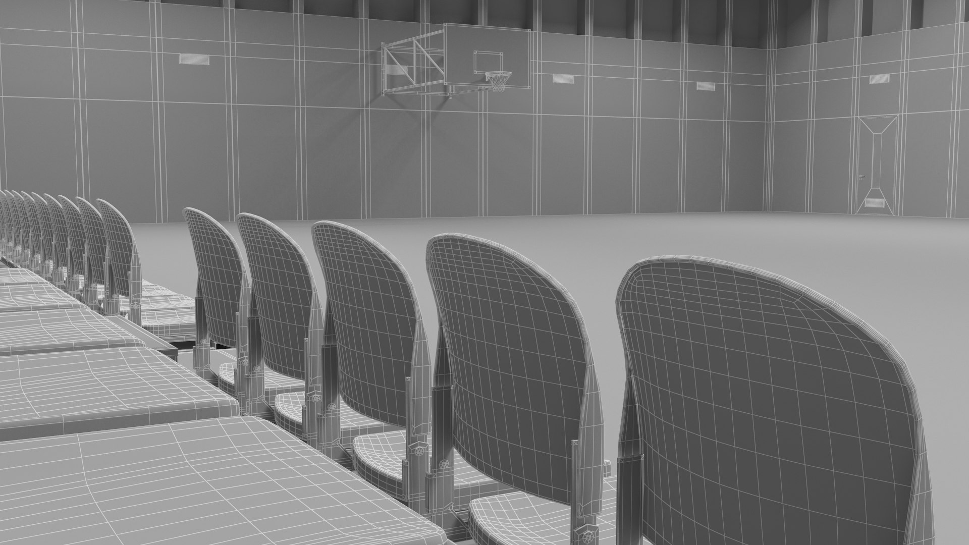 3D Model Sport Hall - TurboSquid 2303426