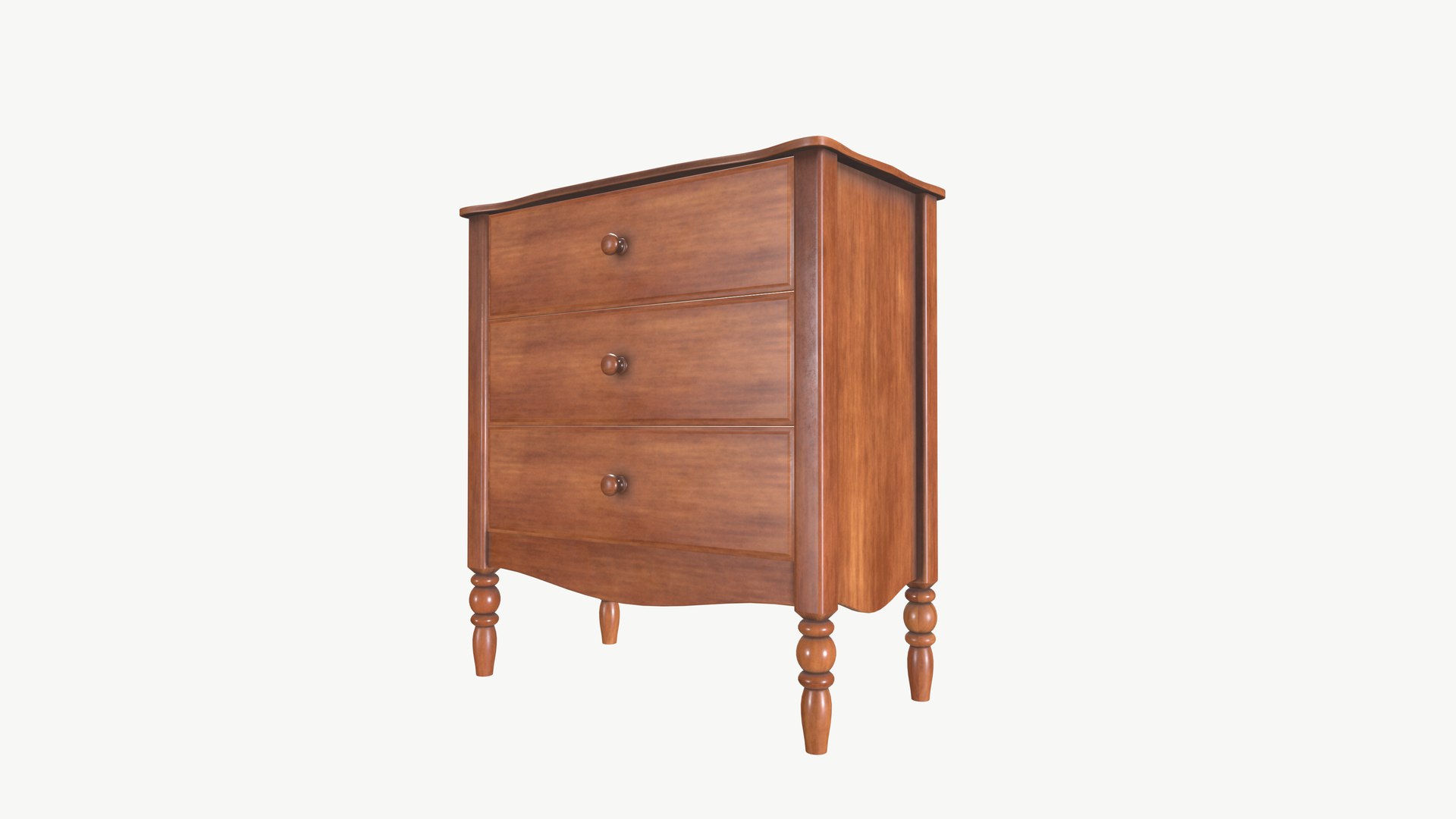 3D Wooden Table Draw Model - TurboSquid 2429540