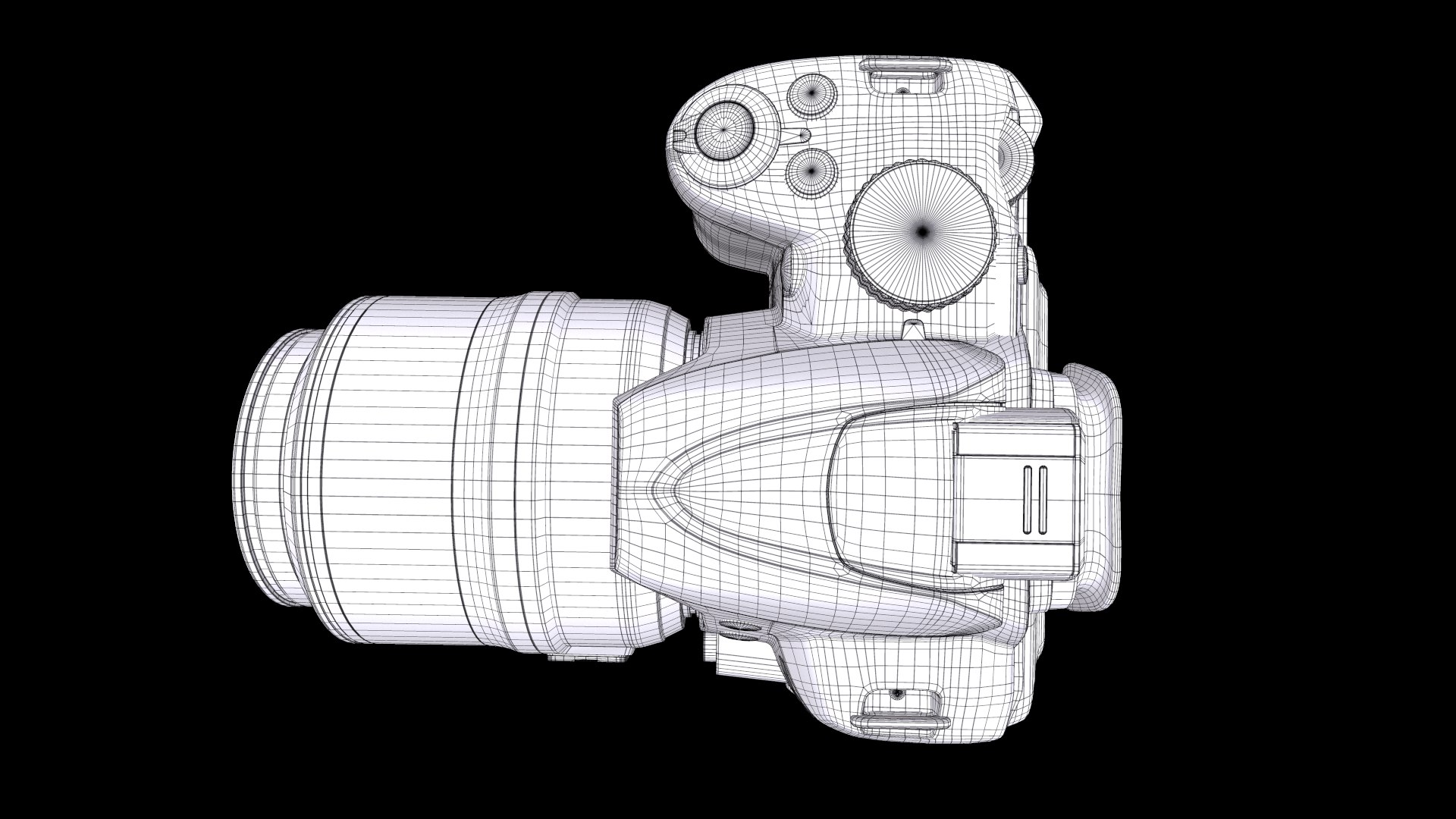 3D Model Nikon D3000 - Digitalkamera - SLR - TurboSquid 2351410