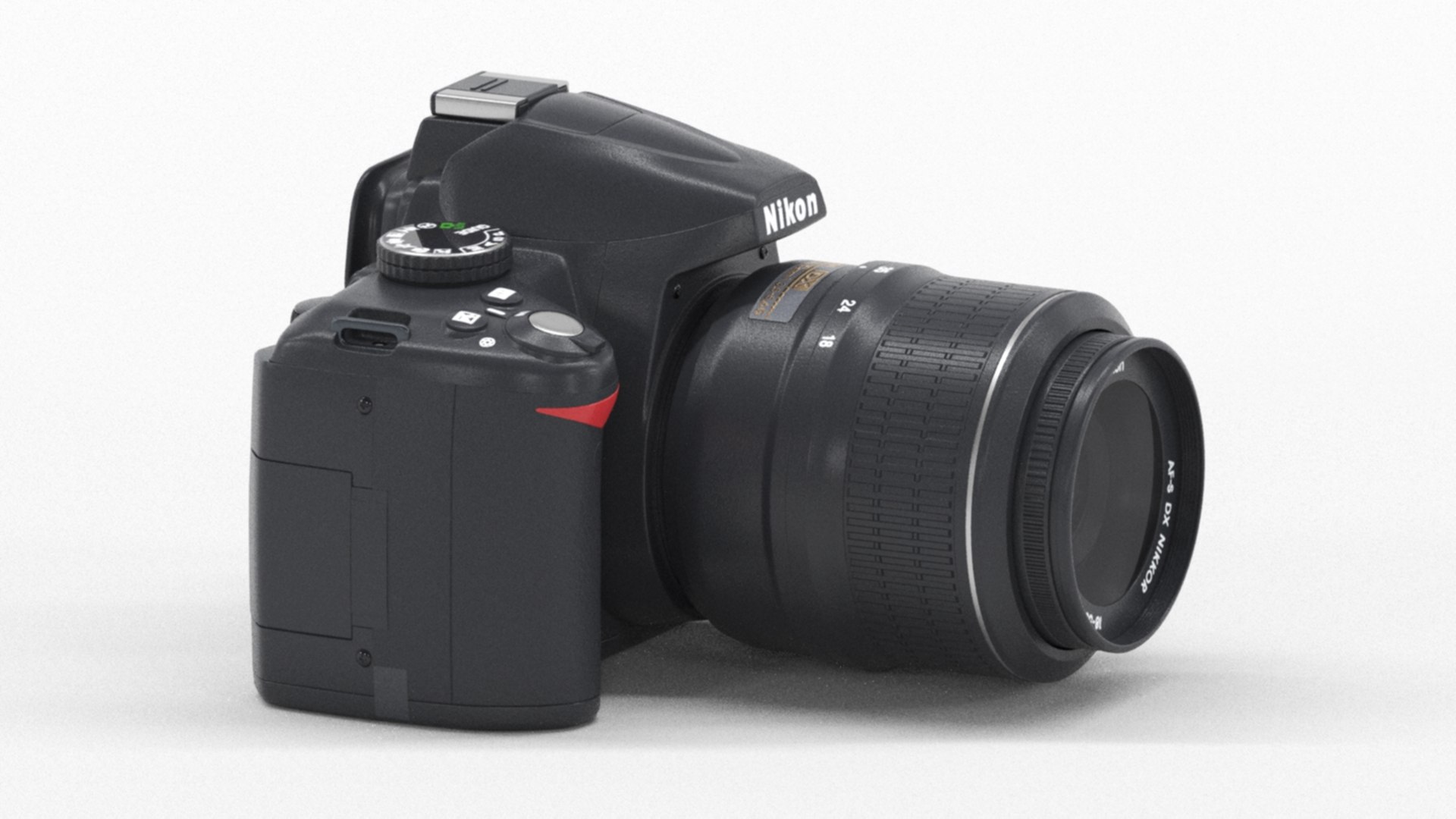 3D Model Nikon D3000 - Digitalkamera - SLR - TurboSquid 2351410