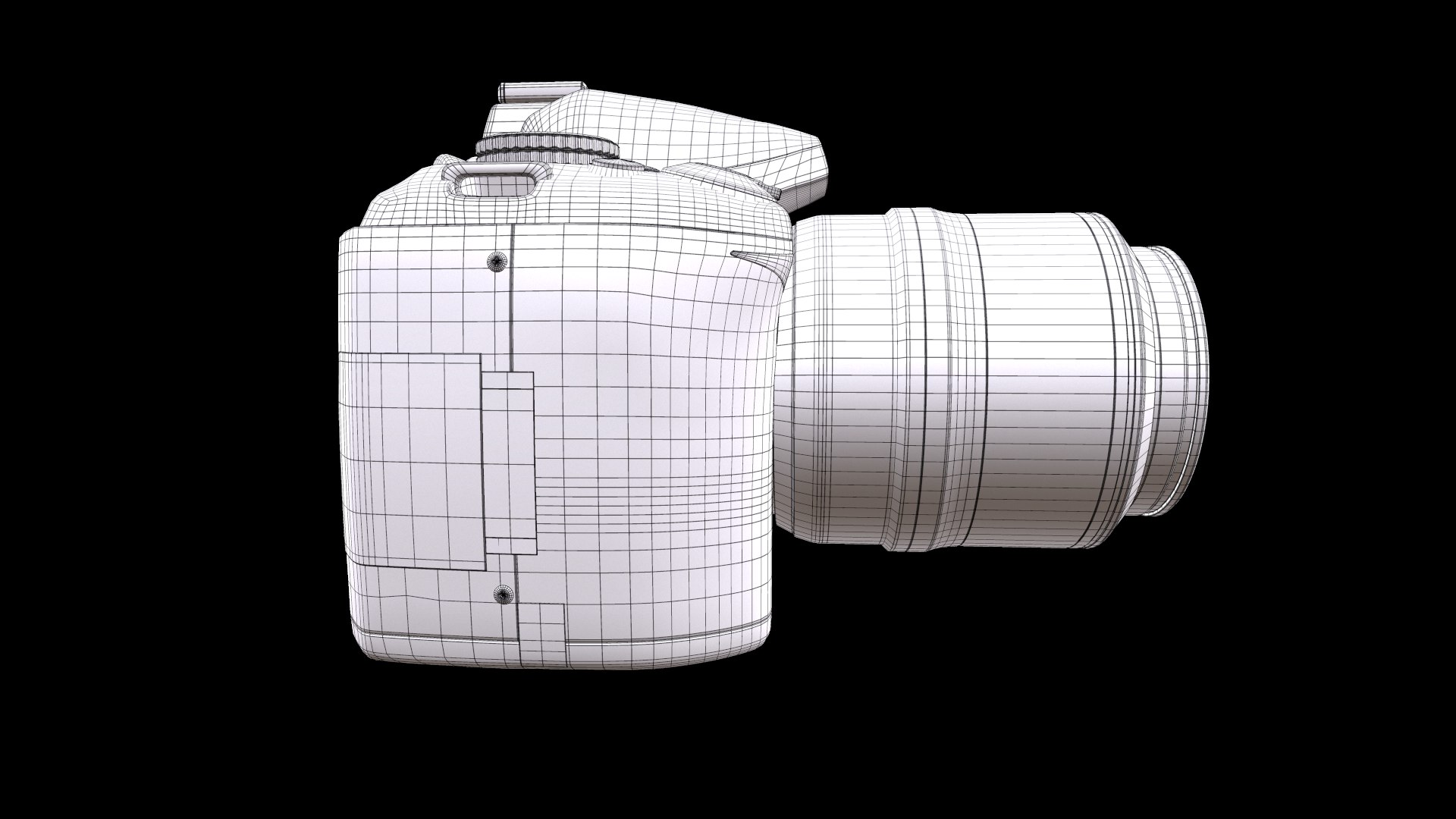 3D Model Nikon D3000 - Digitalkamera - SLR - TurboSquid 2351410