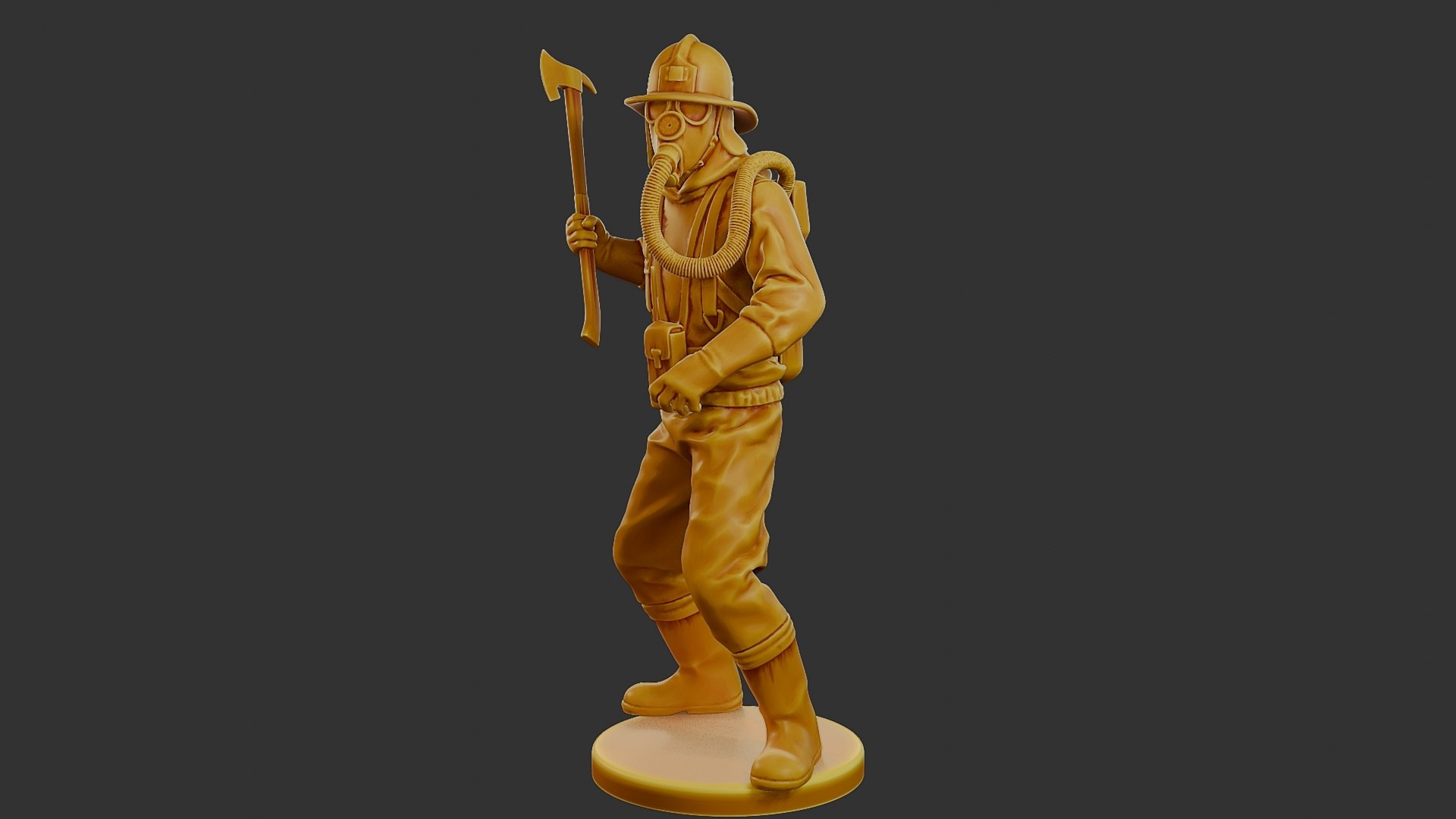 Czechoslovakian Firefighter 90s Pack 1 3D Model - TurboSquid 2377103