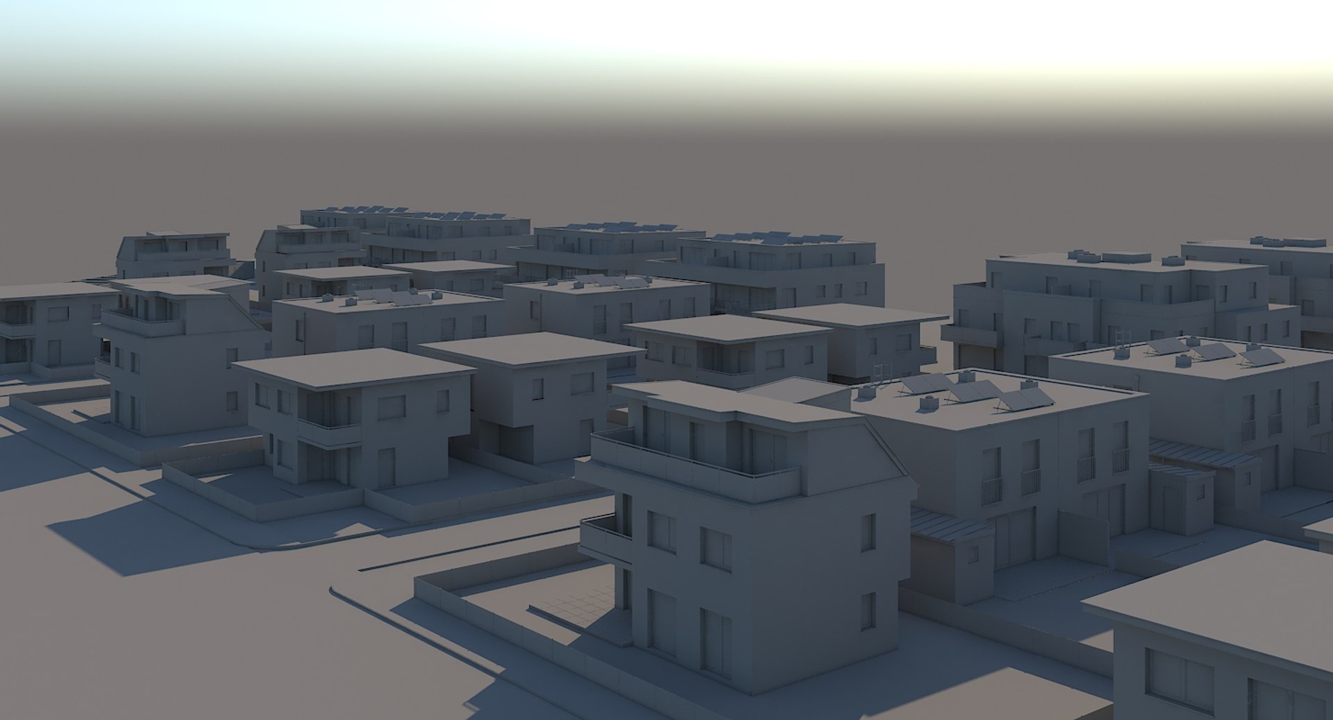 Residental Area Model - TurboSquid 1330593
