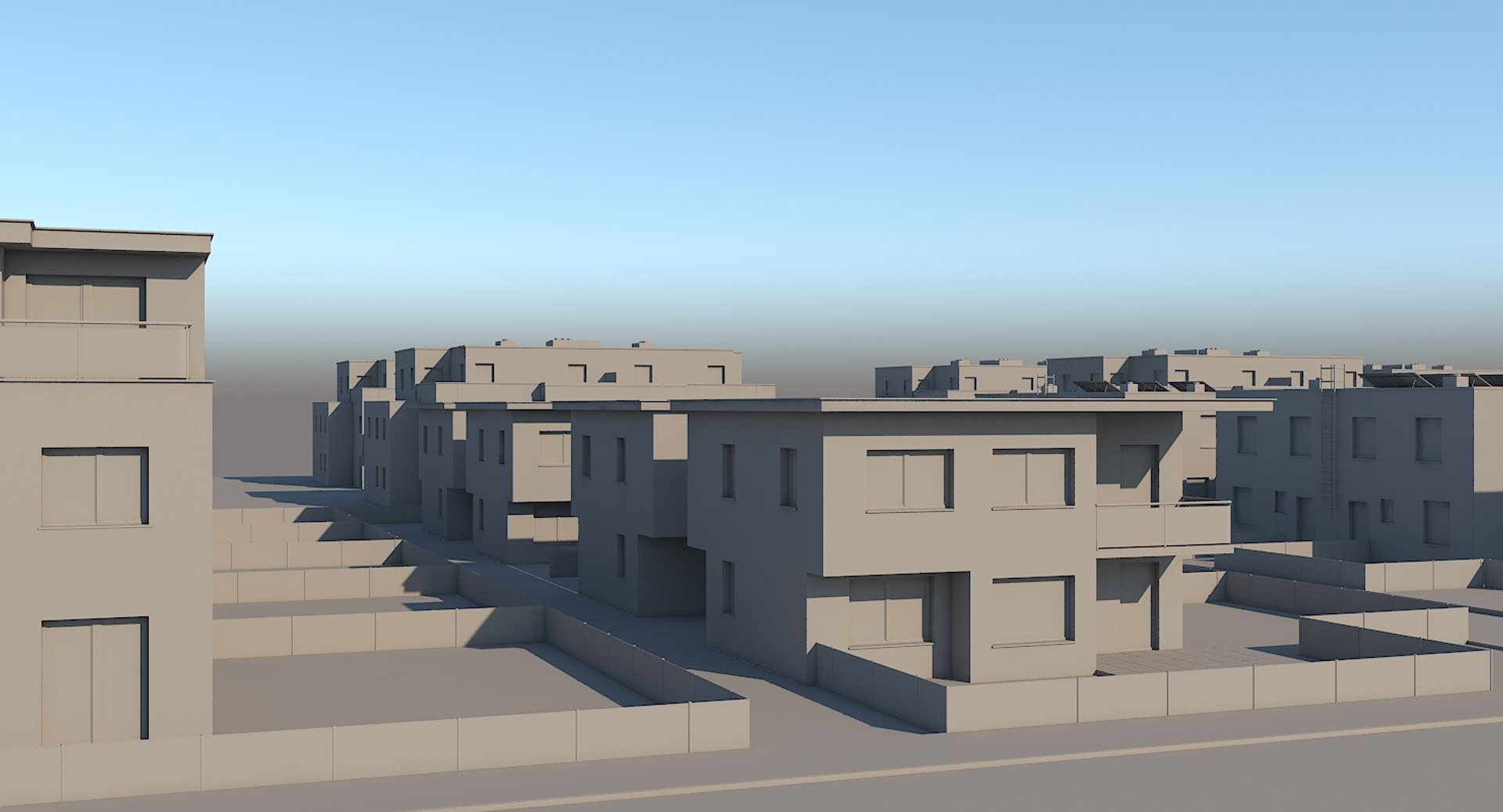 Residental Area Model - TurboSquid 1330593