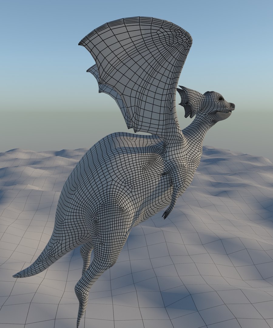 Dragon Model - TurboSquid 1567594