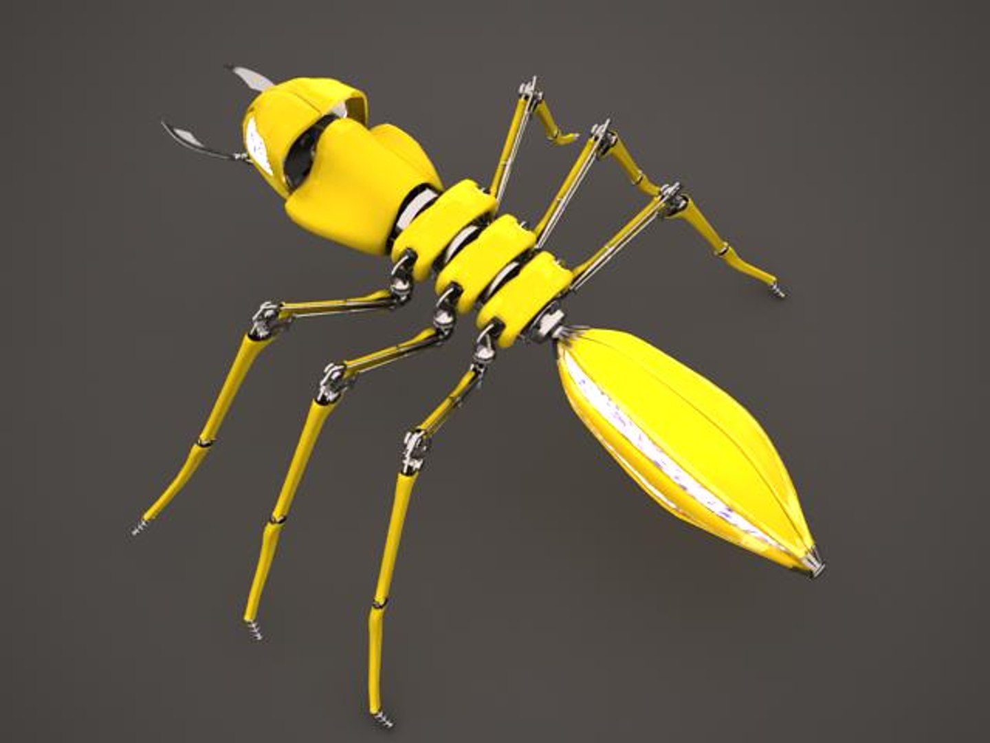 3ds max robot ant