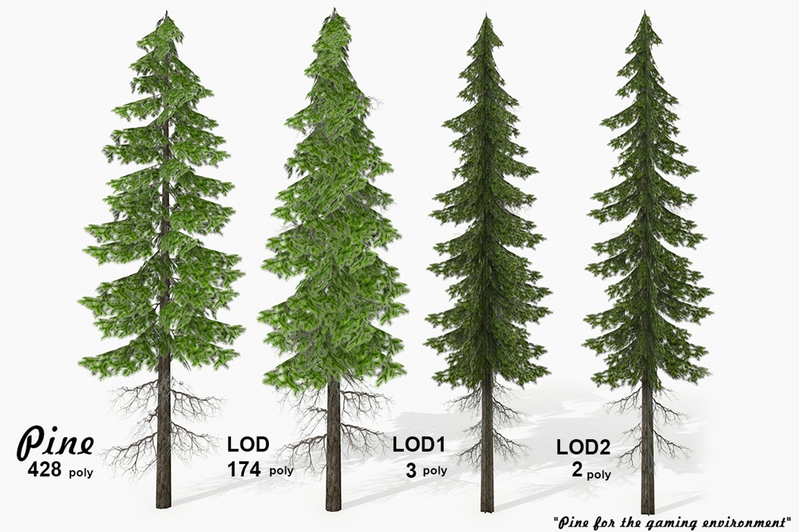 Pine Tree 3D Model - TurboSquid 1242038