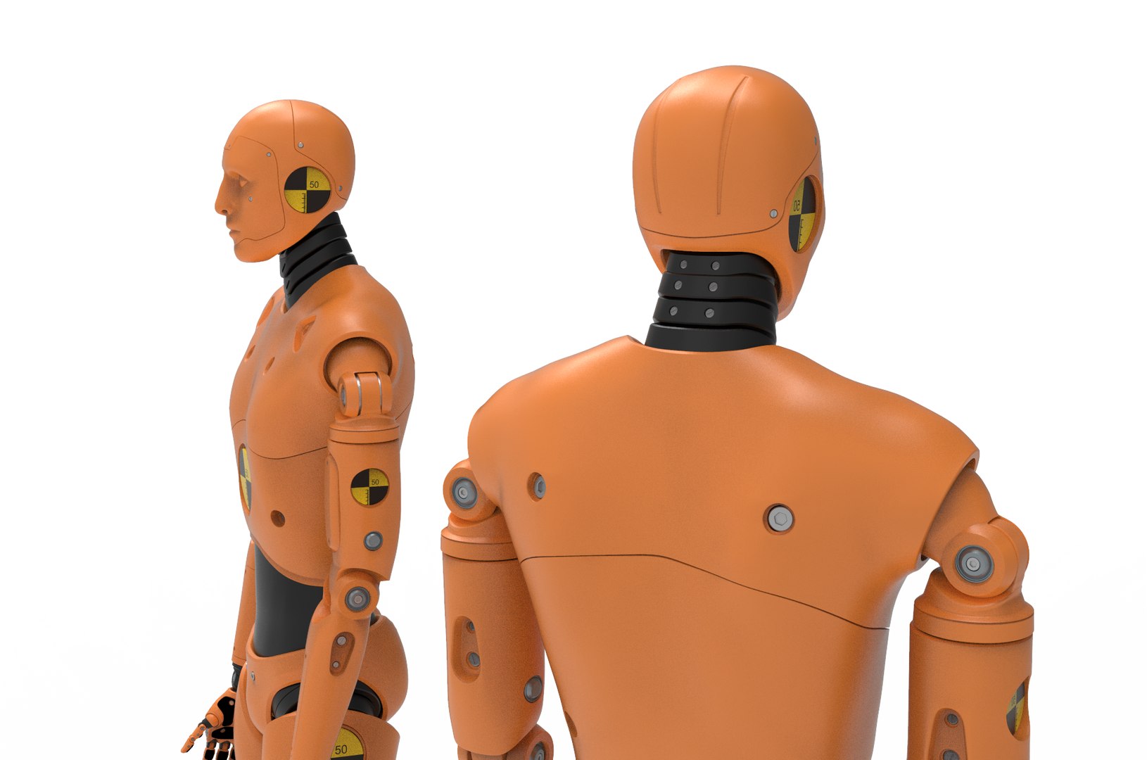 Crash Test Dummy Robot Android 2022 Vs Hand 3D Model - TurboSquid 1857124