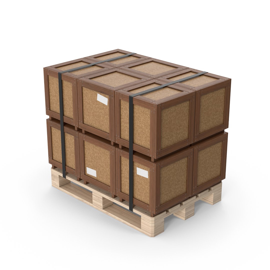 Industrial Materials On Pallets Collection 3D - TurboSquid 2215973
