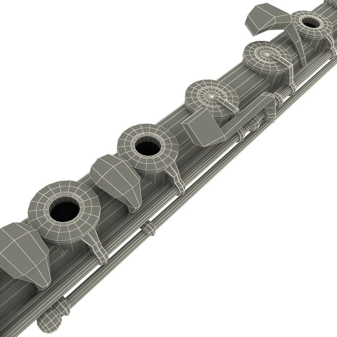 Flute Details Modelled 3d Max