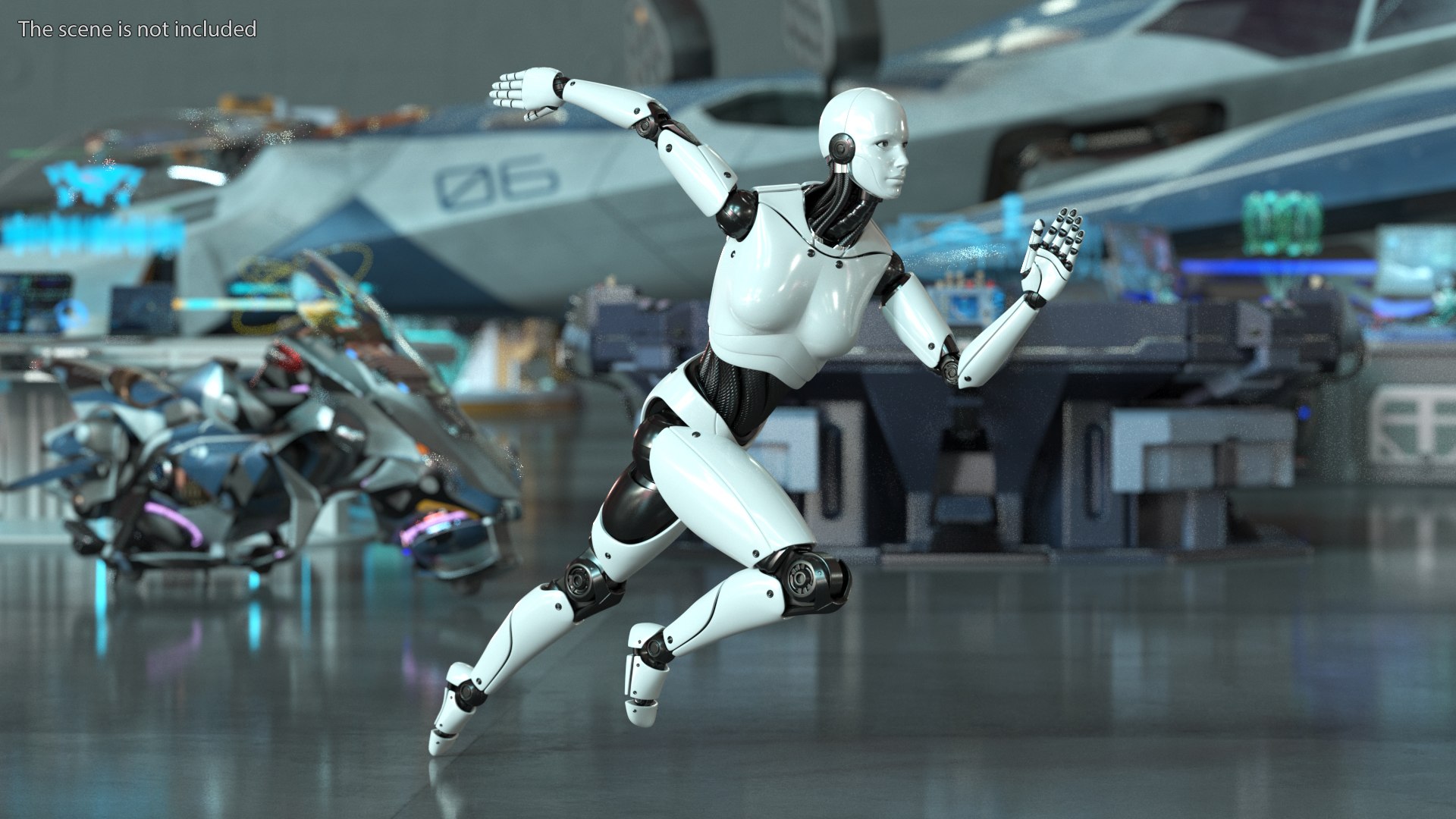 Cyborg Female Rigged For Maya 3D - TurboSquid 2107994