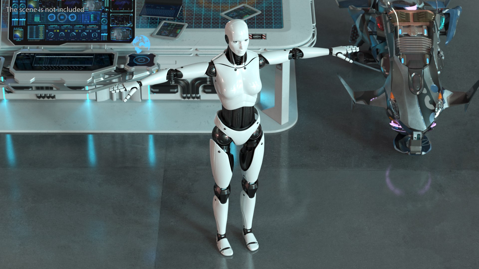 Cyborg Female Rigged For Maya 3D - TurboSquid 2107994