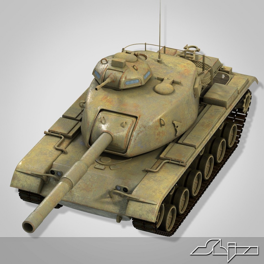 Gun Tank M60 Patton Max
