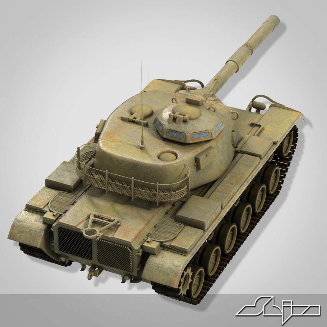 Gun Tank M60 Patton Max