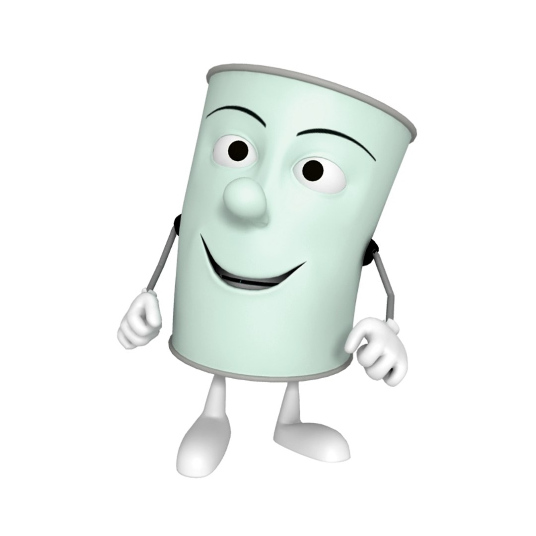 Cartoon Rigged Morph 3d Model