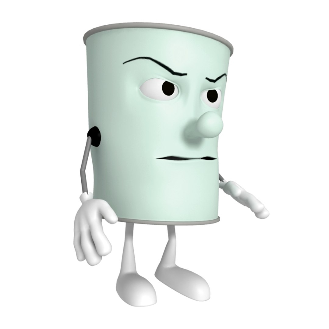 Cartoon Rigged Morph 3d Model