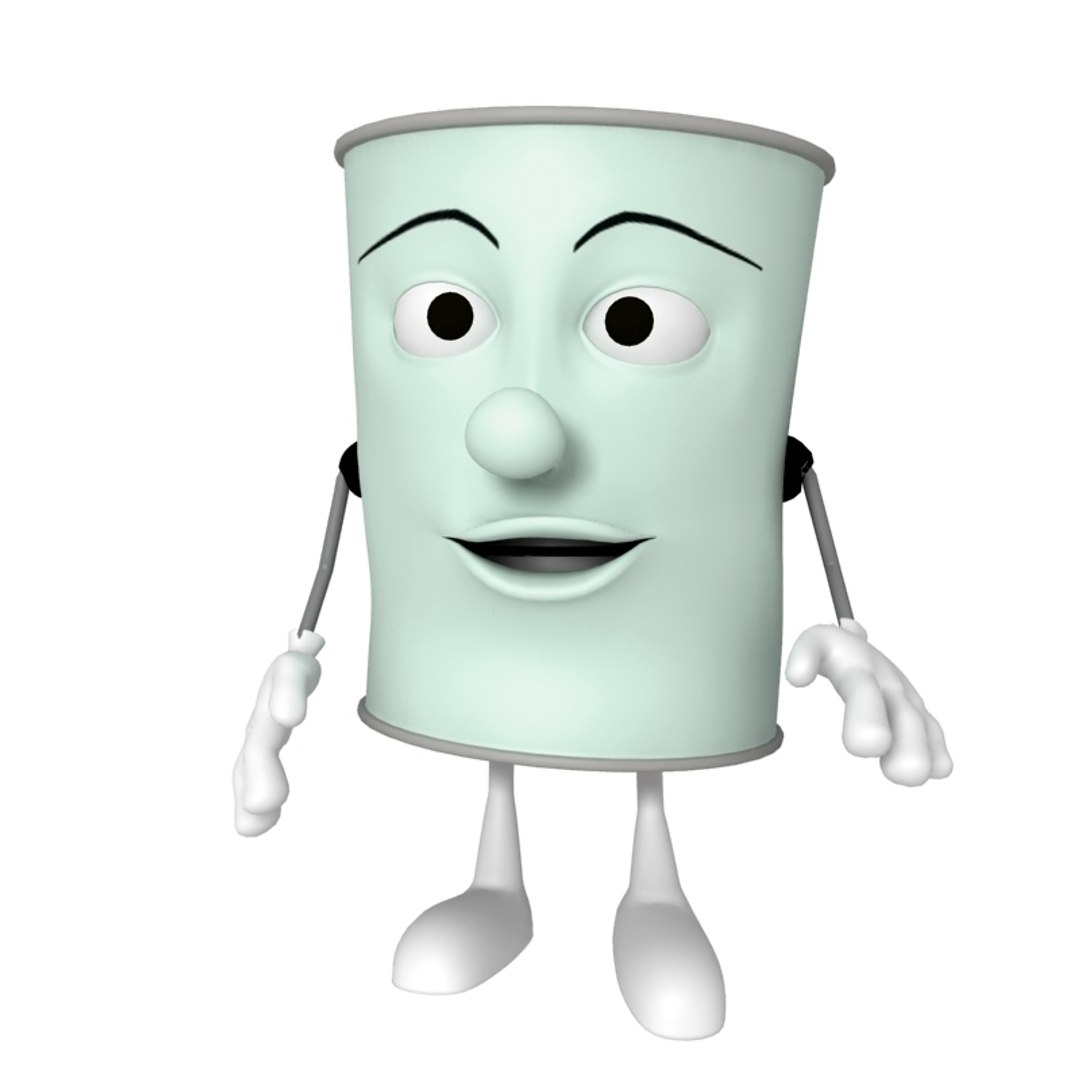 Cartoon Rigged Morph 3d Model