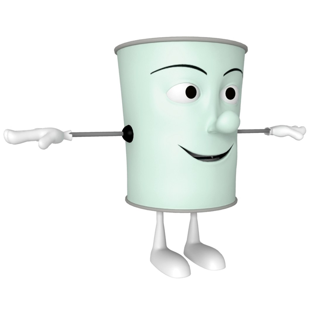 Cartoon Rigged Morph 3d Model