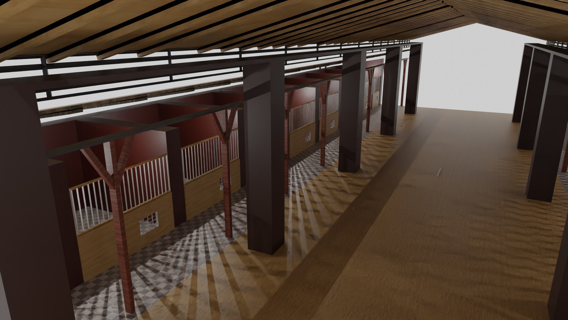 3D Horse Stable Model - TurboSquid 2159149