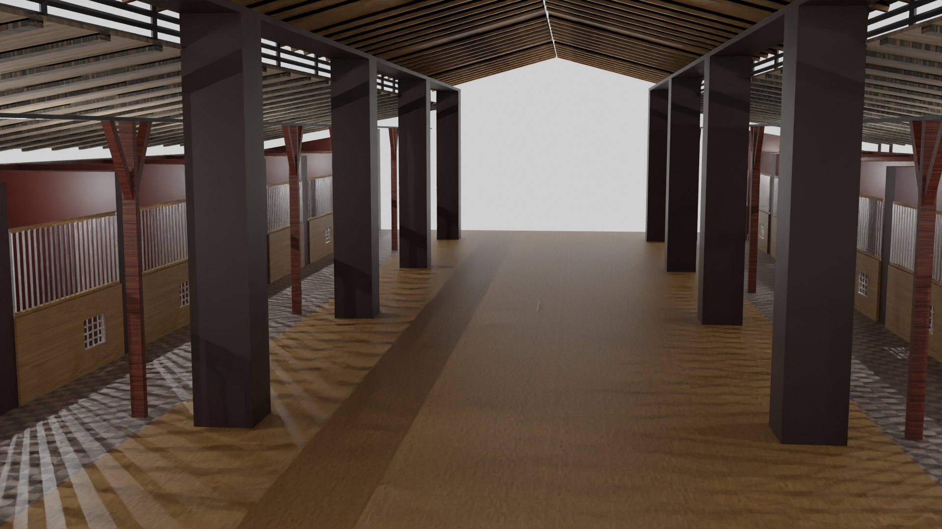 3D Horse Stable Model - TurboSquid 2159149