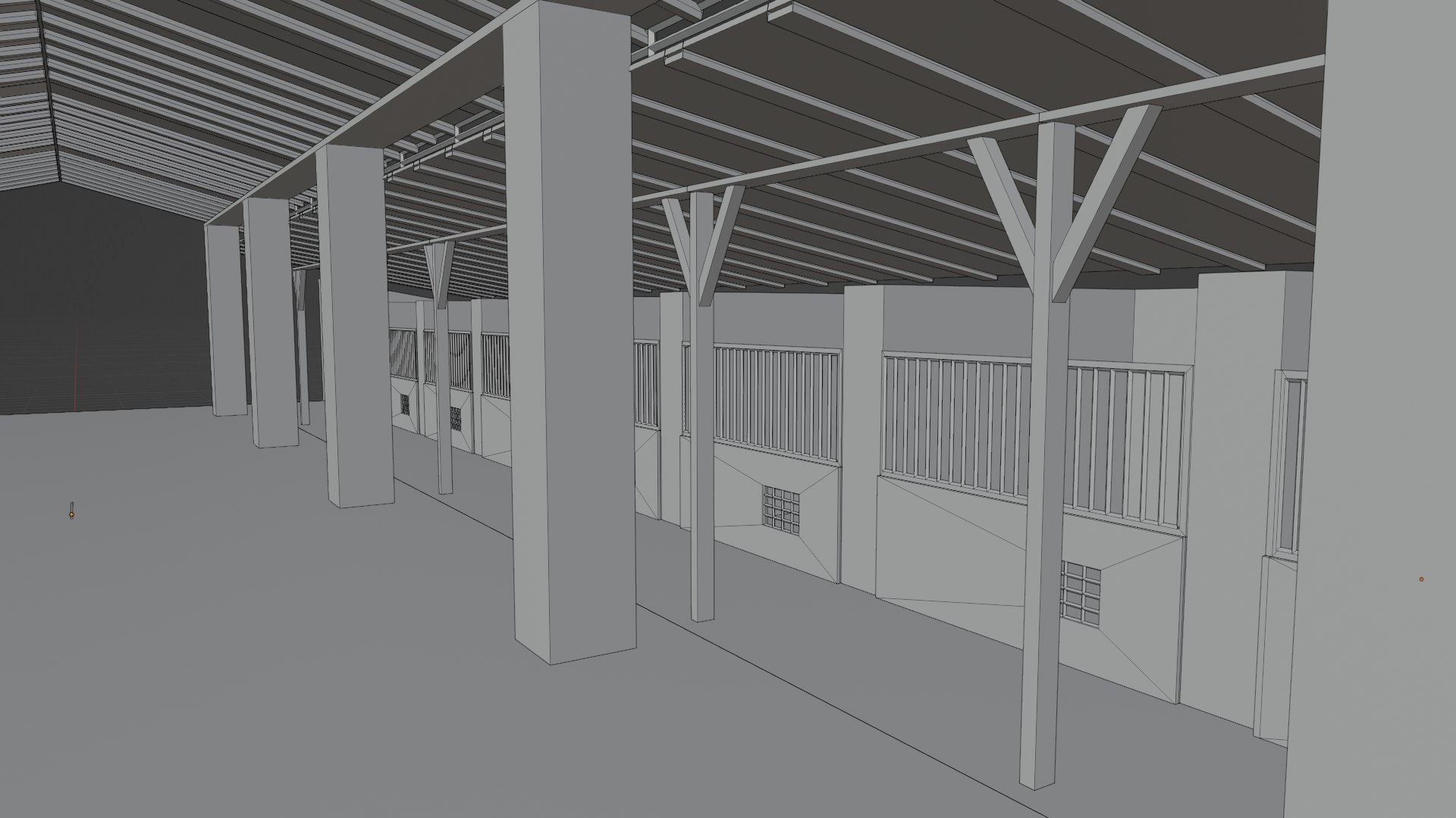 3D Horse Stable Model - TurboSquid 2159149