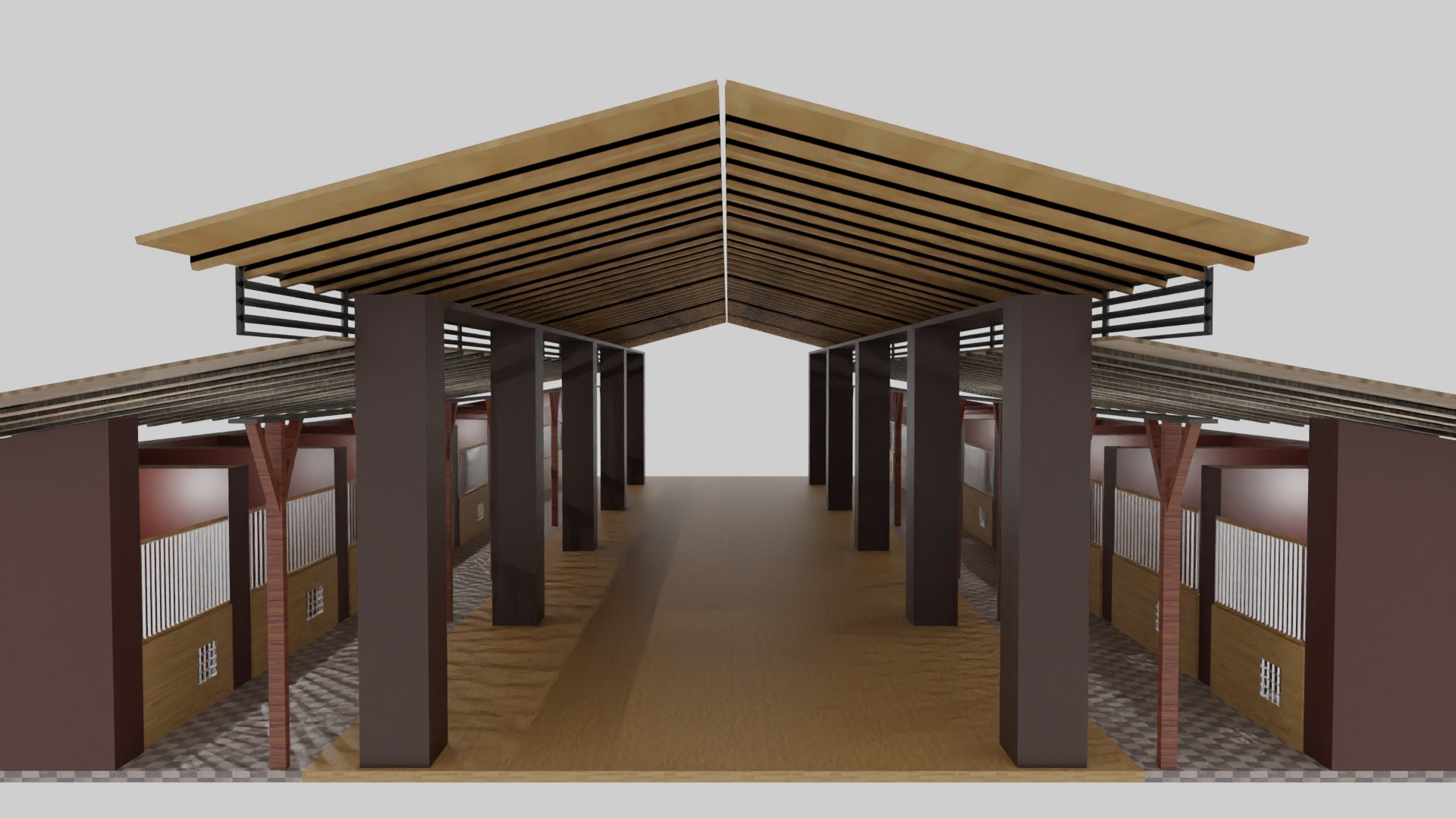 3D Horse Stable model - TurboSquid 2159149