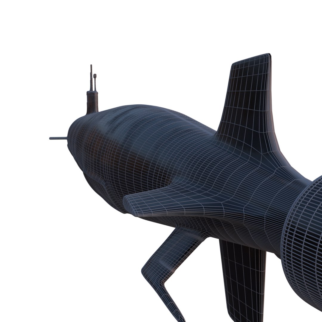 Submarine 3D Model - TurboSquid 1445018