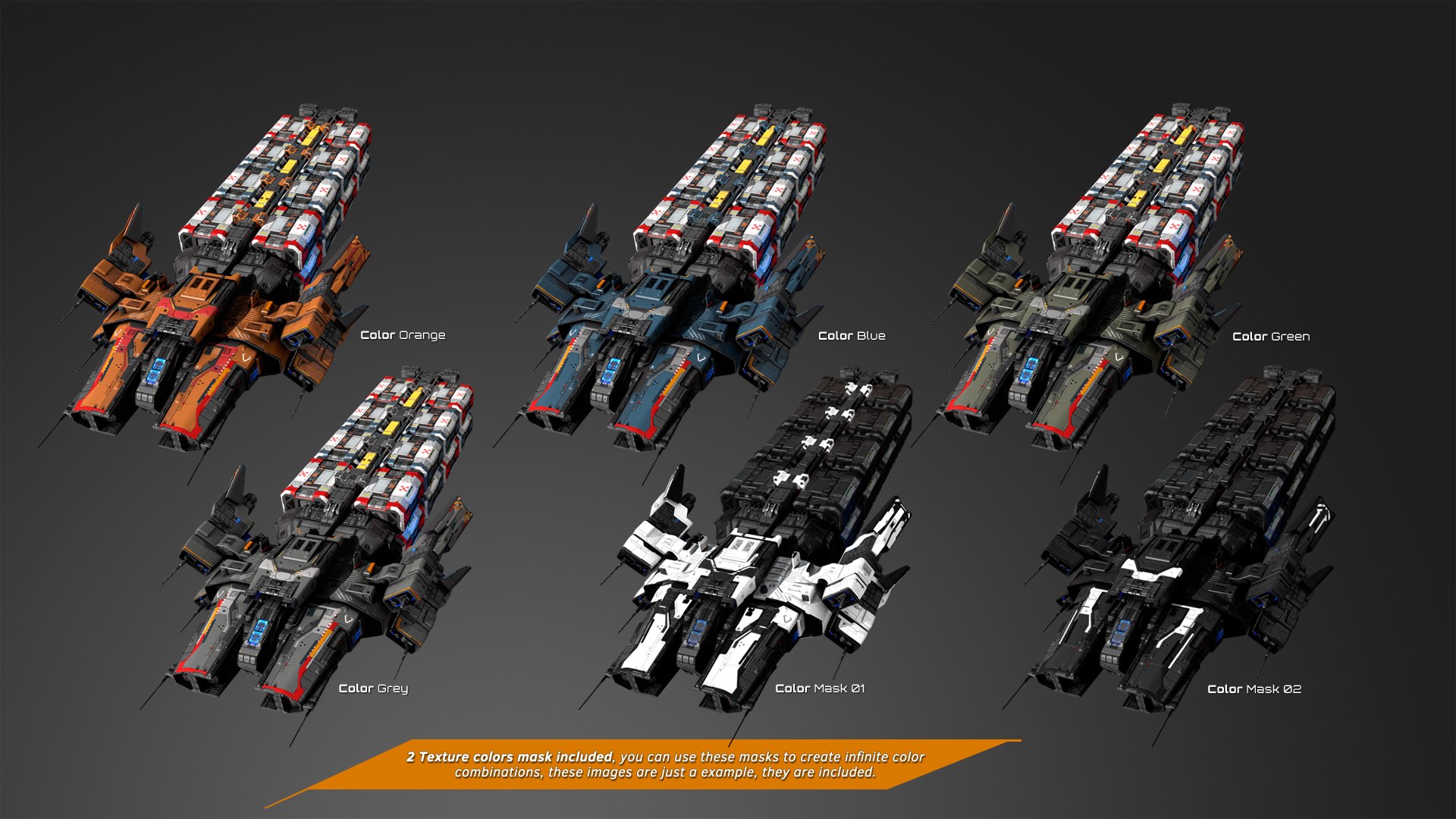 3D OMEGA Freighter Spacecraft - TurboSquid 1999818