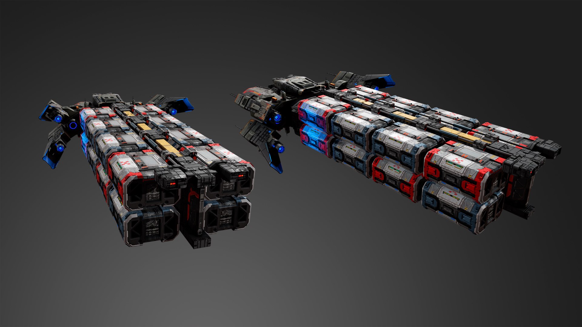 3D OMEGA Freighter Spacecraft - TurboSquid 1999818