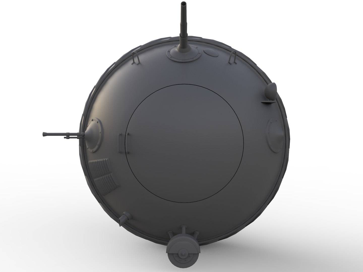 3D Tank Ball Model - TurboSquid 1413114