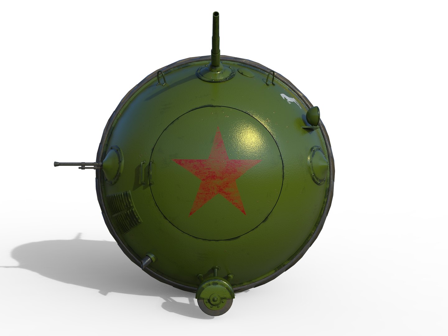 3D Tank Ball Model - TurboSquid 1413114